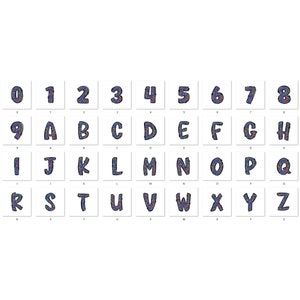 School Doodle Letters & Numbers PNG Clipart: Back to School Alpha Pack ...