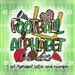 Football Alphabet PNG: Doodle Font, Leopard Print (digital Download) - Etsy