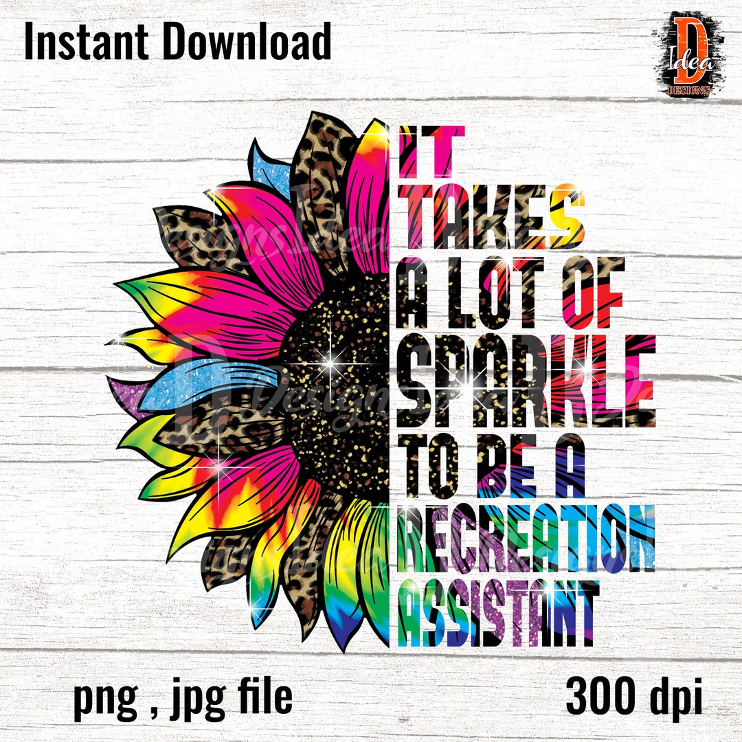 Recreation Assistant Leopard Sunflower PNG: Colorful Gift Design ...