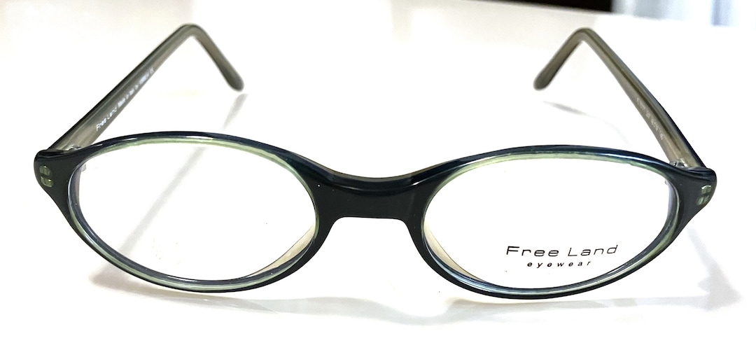 New Dark Green Freeland Eyeglasses See-through Frames Ovalish - Etsy