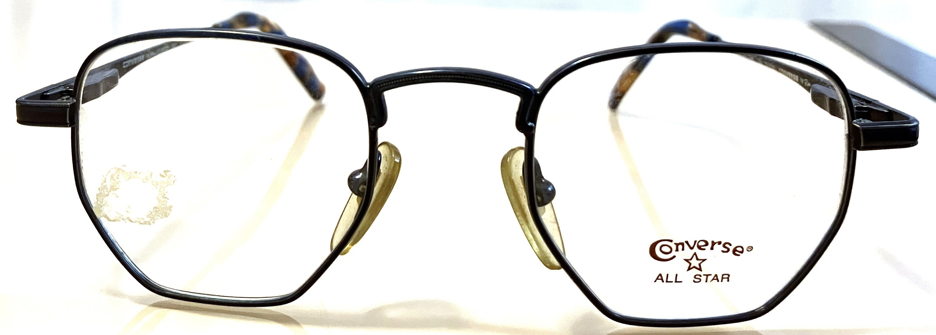 New Electric Blue Octagon-shaped Converse All Star Casper Eyeglasses W ...