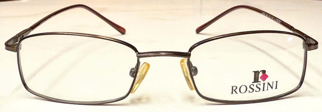 New Old Stock Discontinued Rossini Eyeglasses Metallic Brown Vintage ...