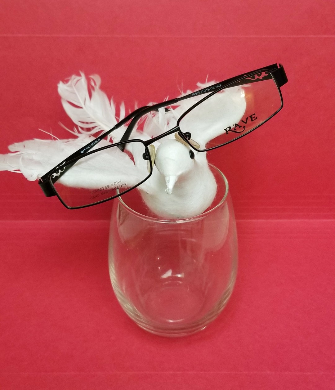 New Cool RAVE Eyeglasses Matte Black Engraved Frames Rectangle Glasses ...