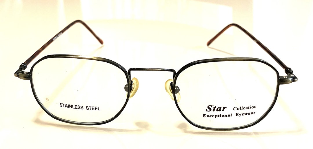 New Discontinued STAR Eyeglasses Antique Gold Vintage Eyewear ...