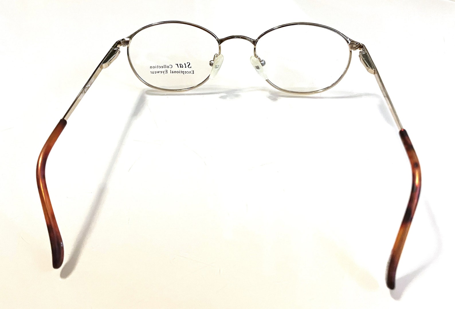 New Roundish Shiny Gold Star Eyeglasses ~ Discontinued Frames ~ Ships ...
