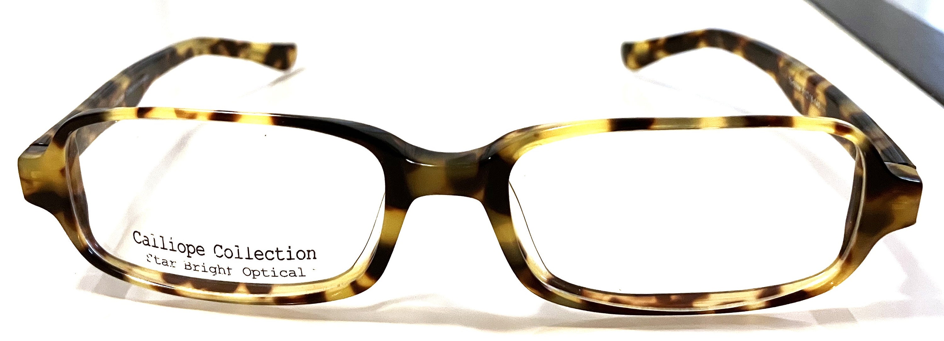 New Calliope Collection Tortoise Eyeglasses Rectangular Frames ...