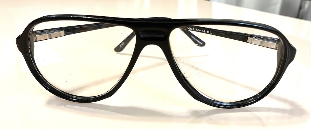 New Large Black Aviator Eyeglasses ~ Discontinued Frames! ~ Ships FREE ...