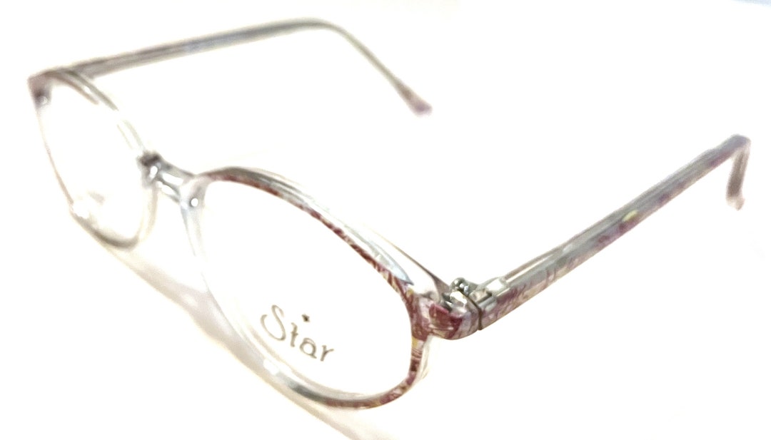 New Clear Ladies Star Eyeglasses Bubble Gum (decorated Pink) Temples ...