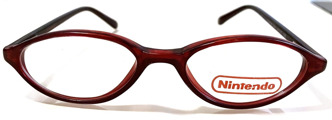 New Kids Burgundy See-through Nintendo Eyeglasses Discontinued Model ...