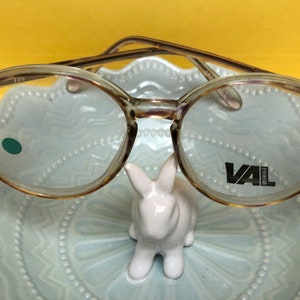 New Crystal Clear VAL Eyeglasses W/ Hints of Lavender Inside the Frame ...
