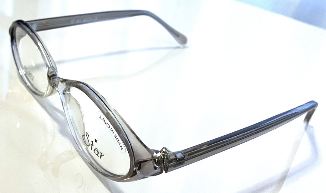 New Clear Grey Star Eyeglasses ~ Discontinued Frames ~ Ships FREE in ...