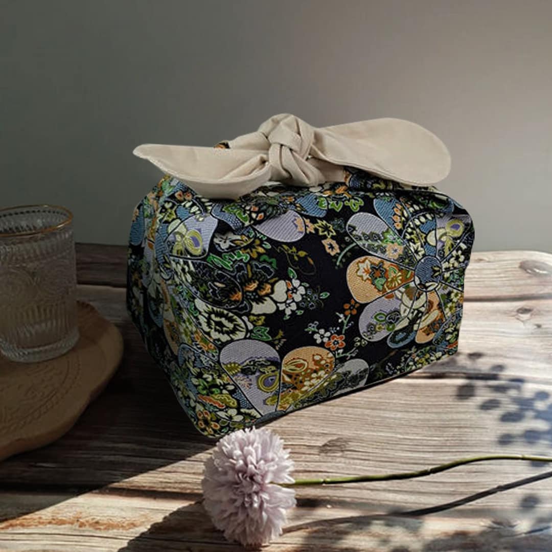Custom Name Lunch Bag Bento Bag, Zero Waste Cotton Lunch Bag,insulated ...