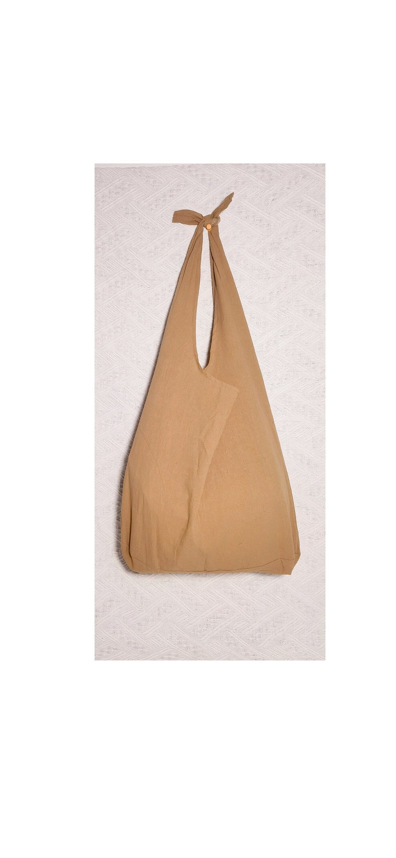 Custom Logo Caramel Colour Tote Bag, Linen Tote Bag, Market Bag, Linen ...