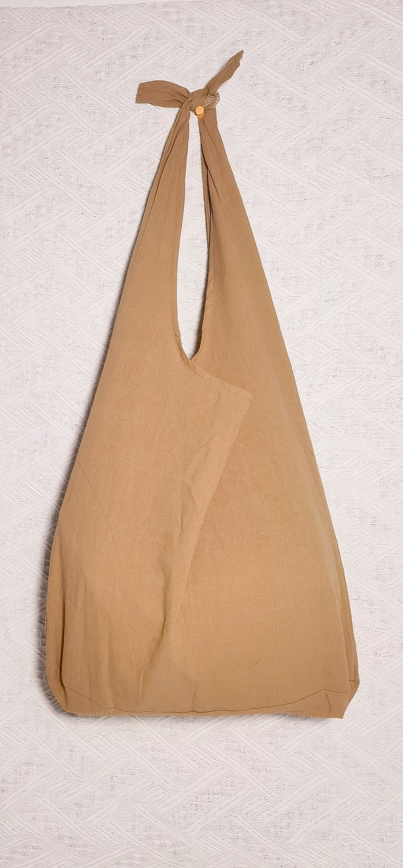 Custom Logo Caramel Colour Tote Bag, Linen Tote Bag, Market Bag, Linen ...