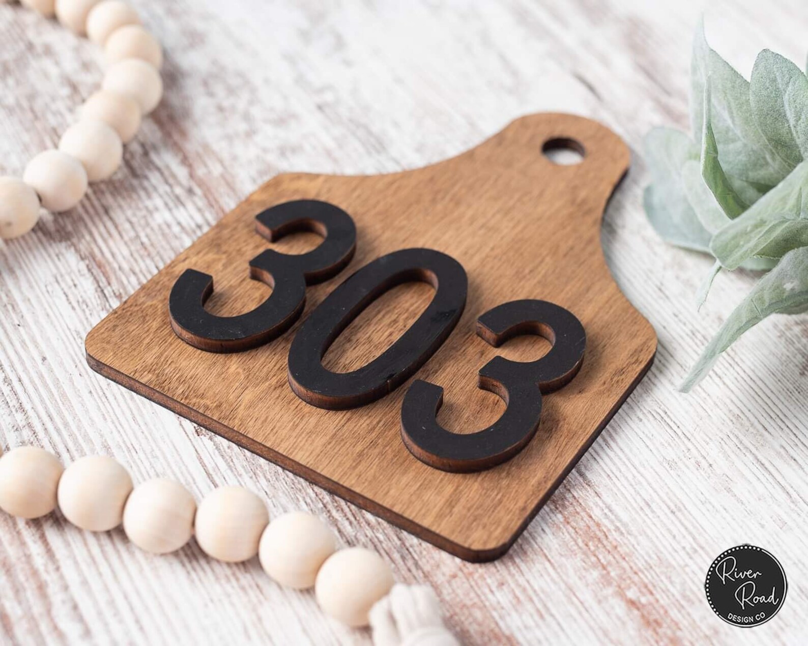 Wooden Ear Tag Sign, Custom Ear Tag, Cattle Tag, Cow Ear Tag, Ranch ...