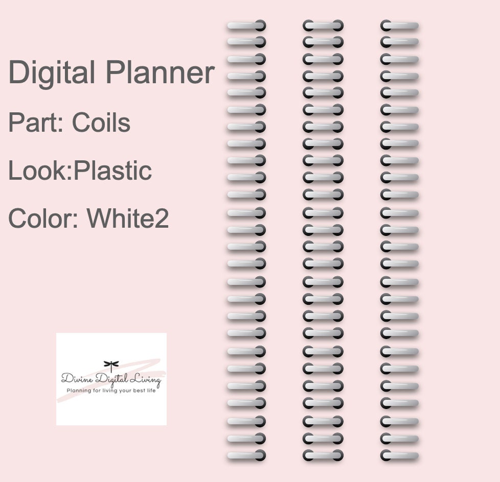 Coils for Digital Planners - Etsy