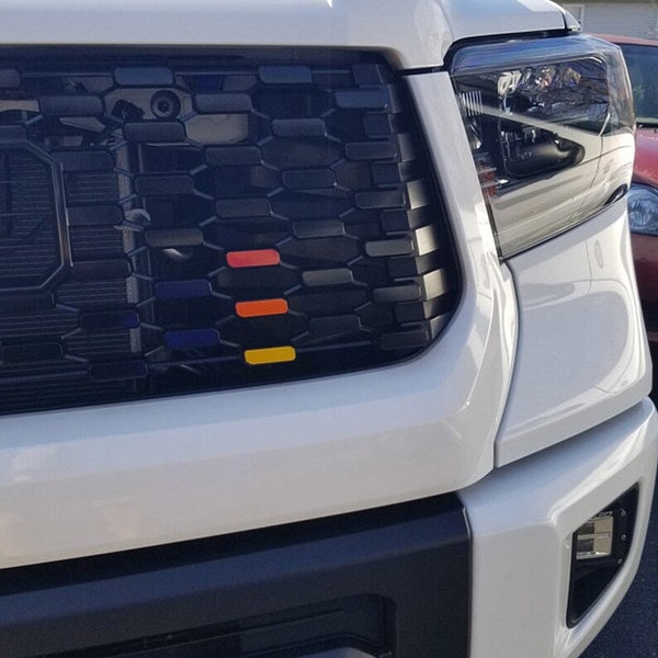 Trd Pro Tri Color Decal - Etsy