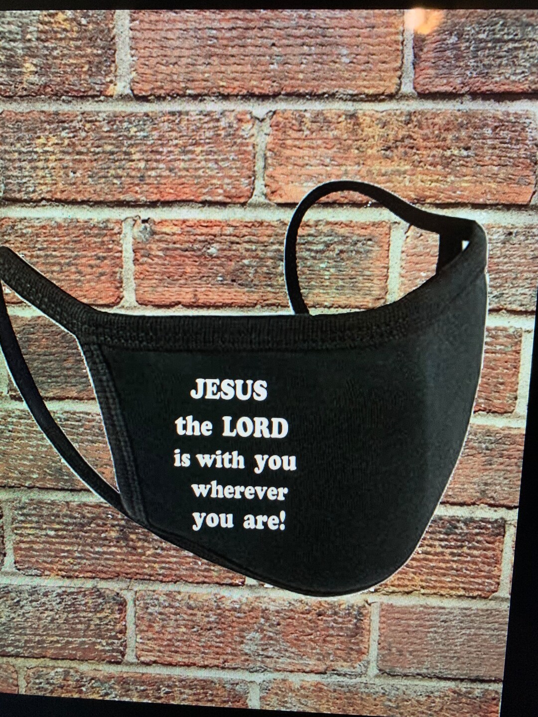 Black Face Mask /bible Verse Mask /cotton Face Mask/biblical Face Mask ...