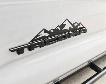 3rd Gen Tacoma Mountain Decal With Evergreens, Tacoma Mountain Decal ...