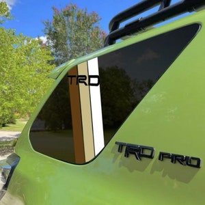 Fits 2010-2023 Toyota 4runner Retro PRECUT Window Racing Stripes, TRD ...