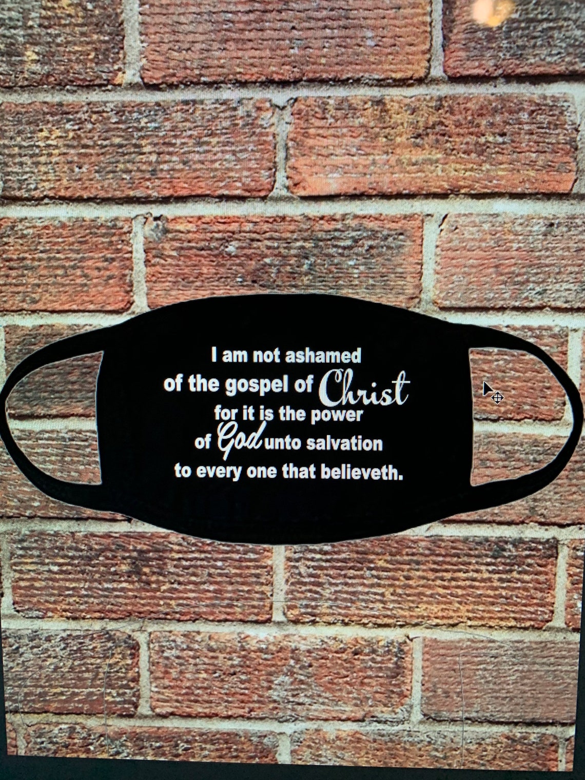 Biblical Face Mask / Bible Verse Face Mask /black Face Mask /cotton ...