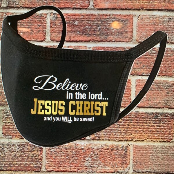 Christian Face Mask - Etsy