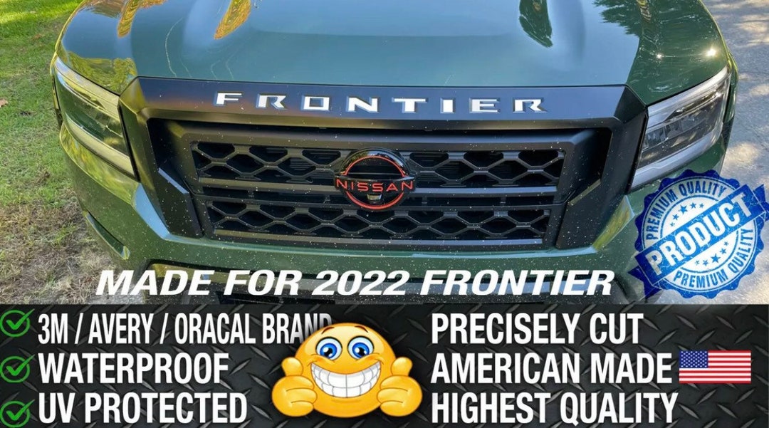 2022+ Nissan Frontier Front Grille 3M Letter Decals/stickers - Etsy