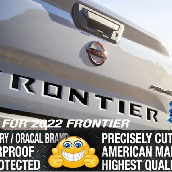 Nissan Frontier Tailgate Decals - Etsy