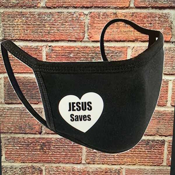 Jesus Face Mask - Etsy