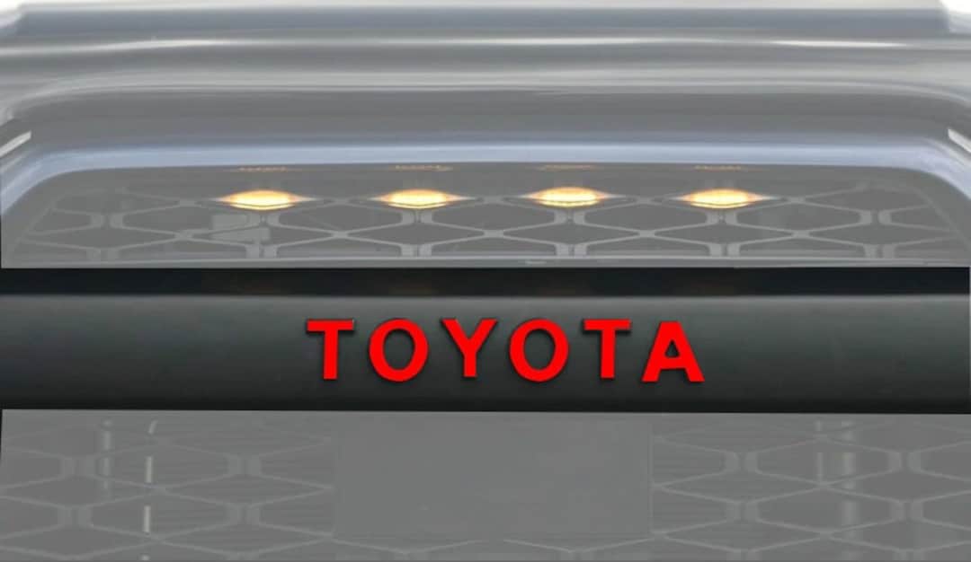 Fits 2010-2024 Toyota 4runner TRD Pro Front Grille Letters (3M) Decal ...