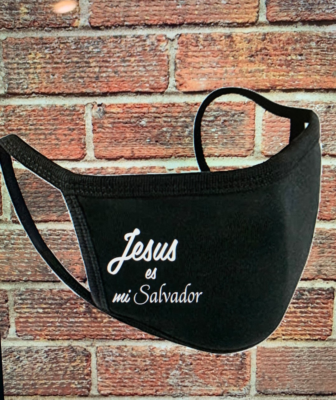 Jesús Es Mi Salvador Face Mask/ Bible Verse Mask /spanish Bible Verse ...