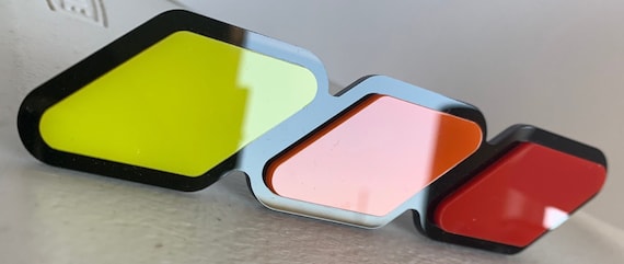 Toyota 3 color badge store