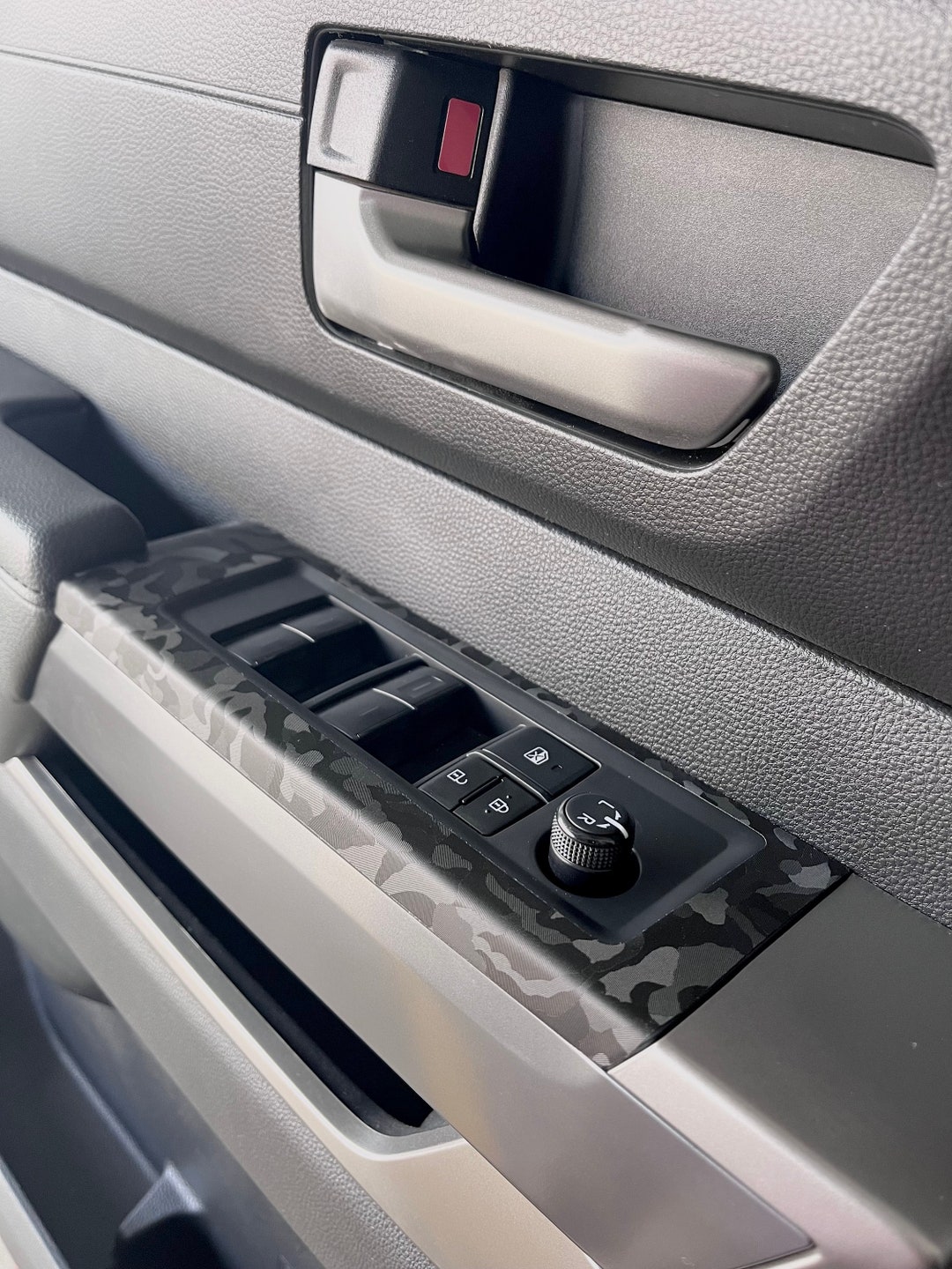 2022+ Tundra Window Control Panel 3M Vinyl Decals Set of 4 (scratch ...