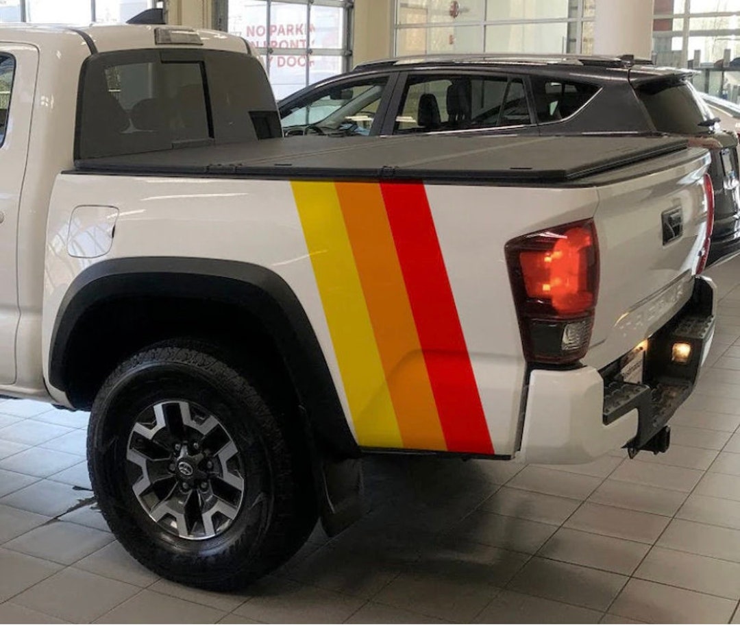 Toyota Tacoma Retro TRD Stripe Vinyl Decals 2017-2023 - Etsy