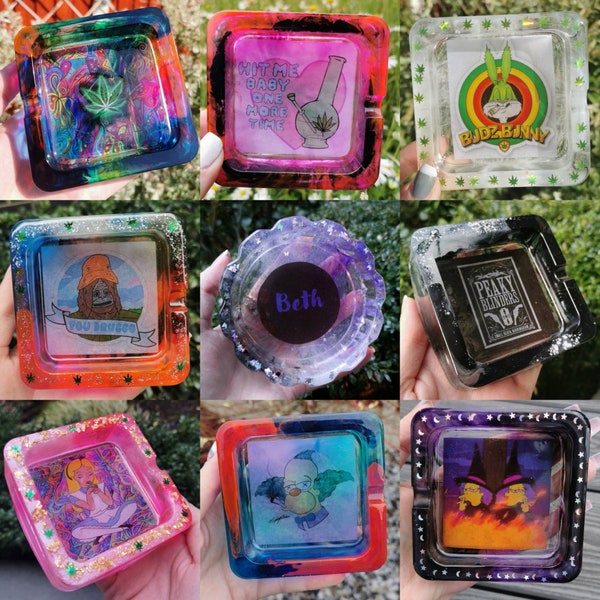 Resin Ashtray - Etsy