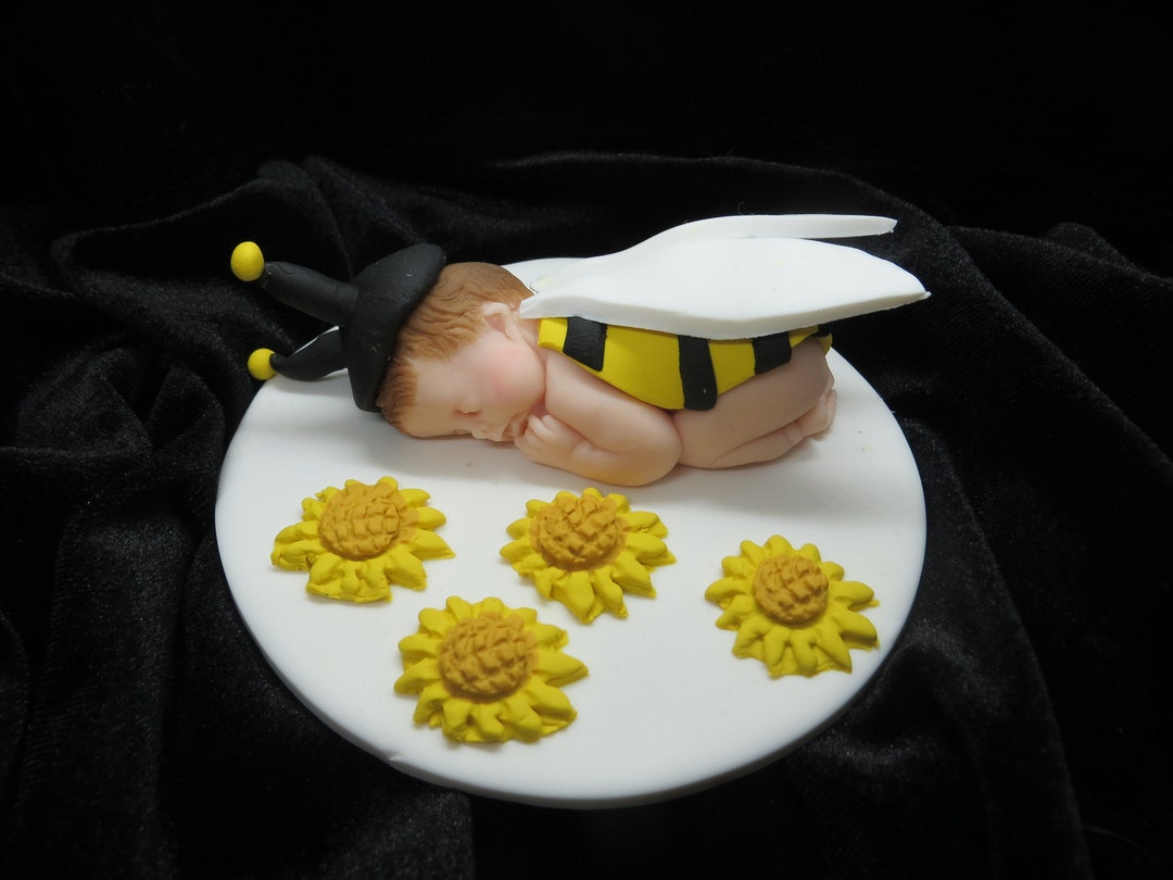 Bumble Bee Baby Figurine / Cake Topper - Etsy