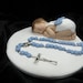 Angel Baby Figurine With Pearls / Cake Topper - Etsy