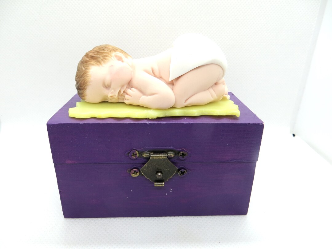 Baby's First Lock of Hair Keepsake Box - Etsy