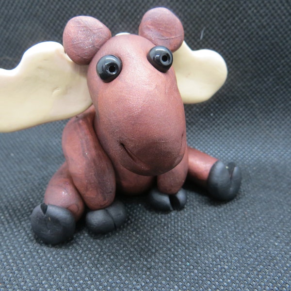 Moose Figurine - Etsy