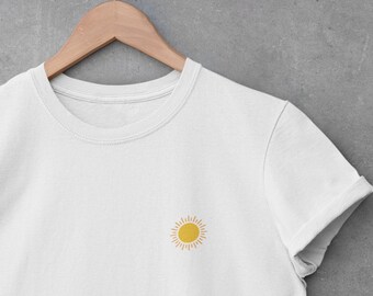 Sun Logo T Shirt - Etsy