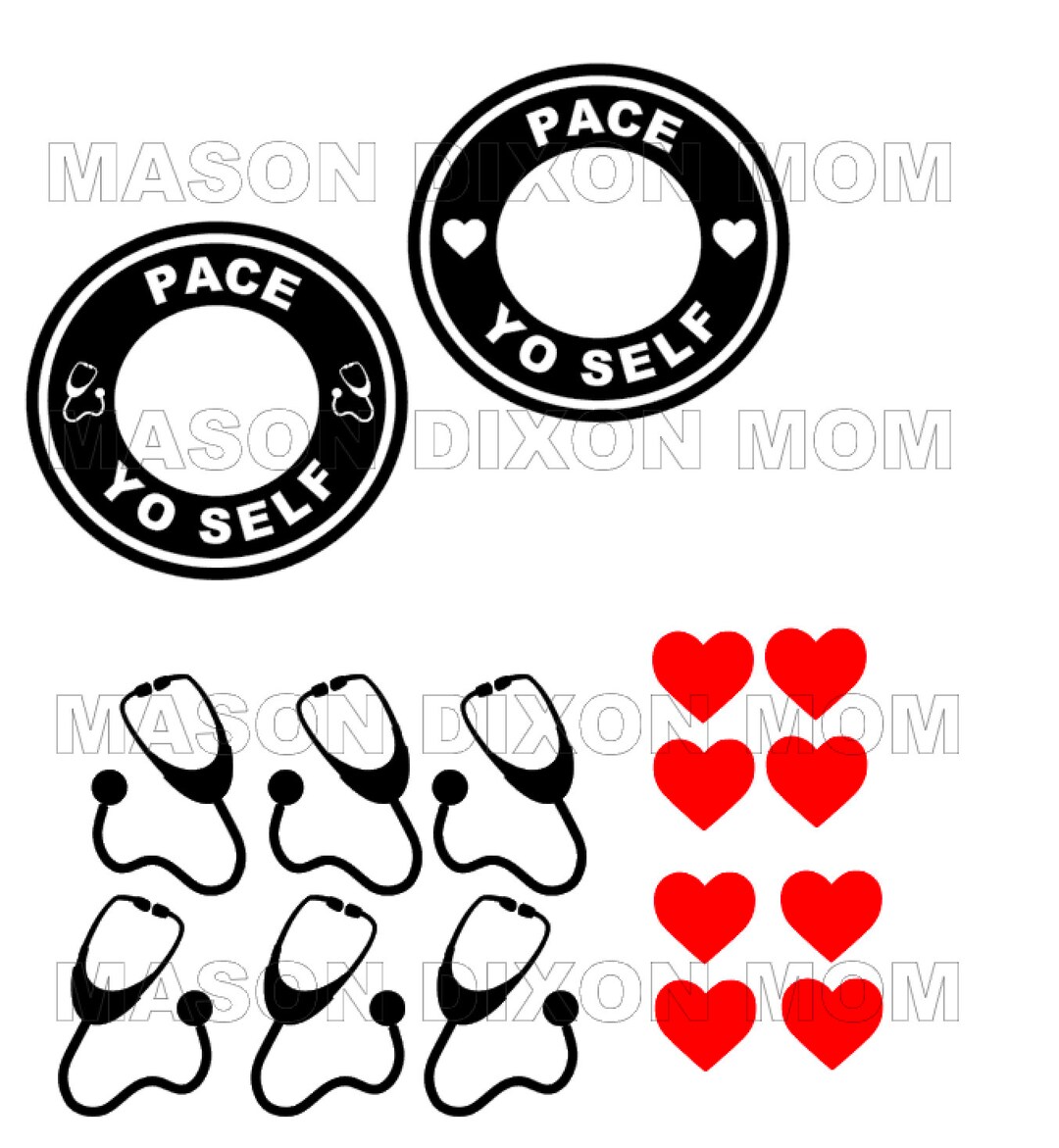 Pace Yo Self Starbucks SVG Filecaridac Unit Pacemakernurse Starbucks ...