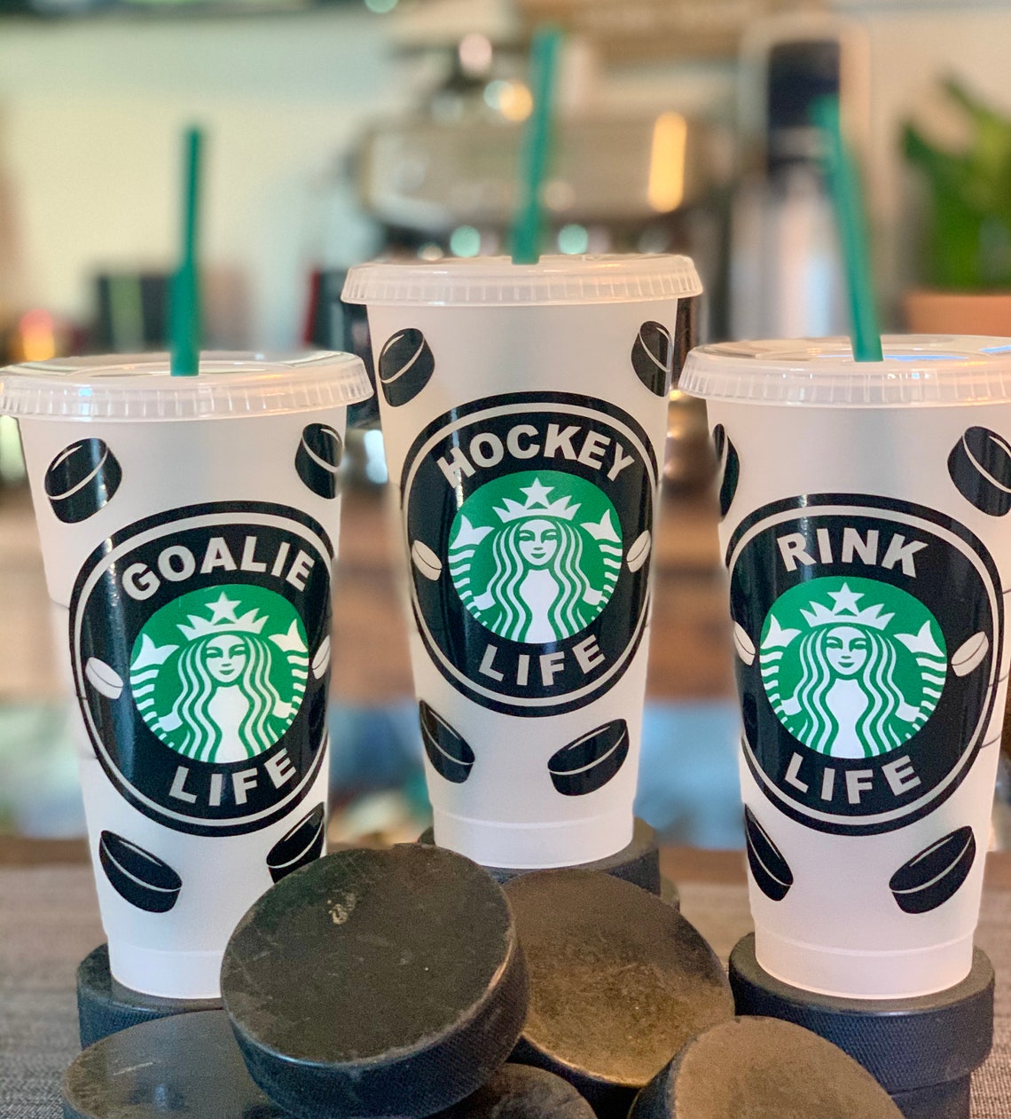 Starbucks Rink Life Hockey Life goalie Life SVG and - Etsy