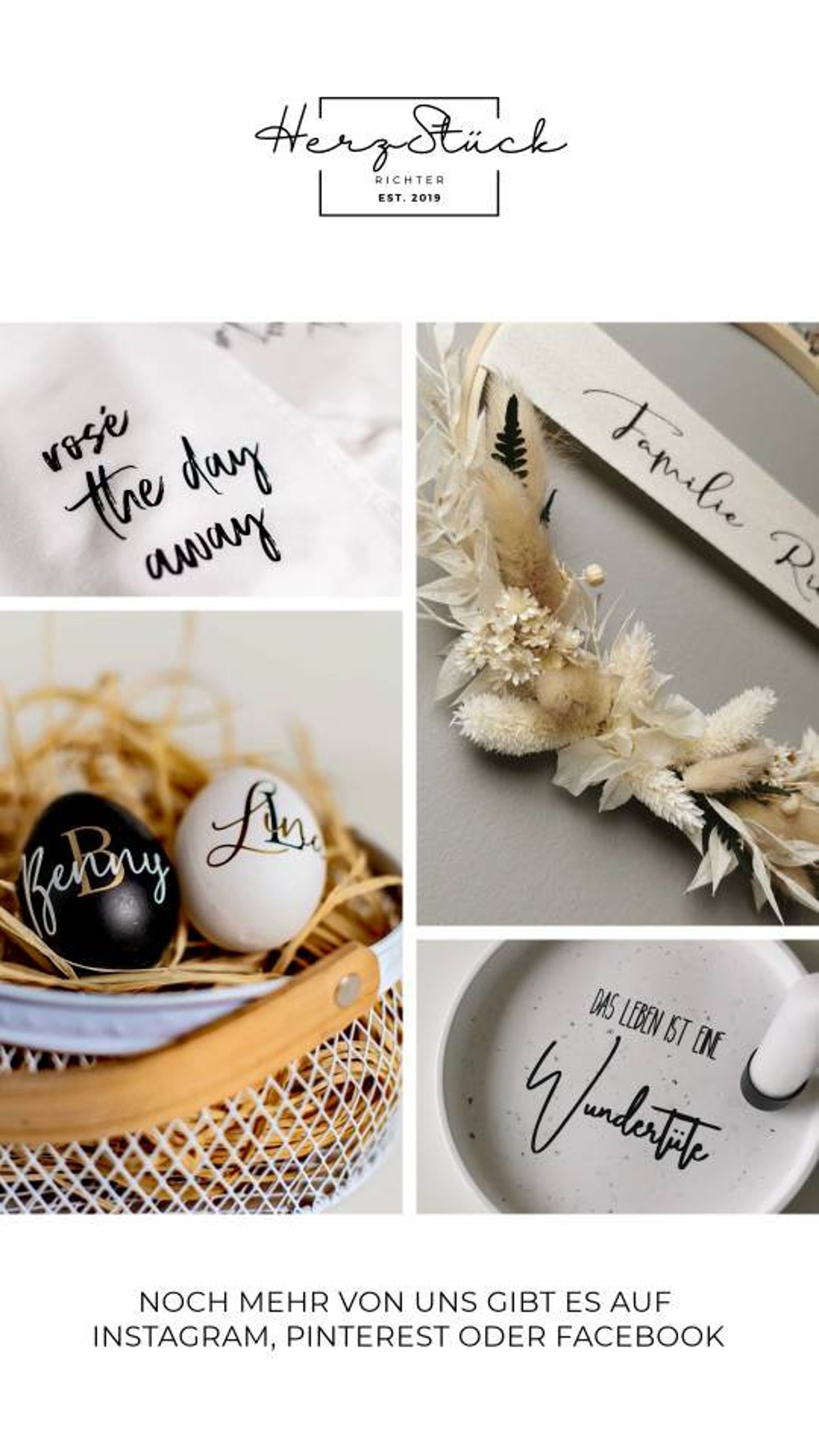 Geschirrtuch mit Spruch 'Backen ist aus Teig geformte Liebe' - Geschenk ...