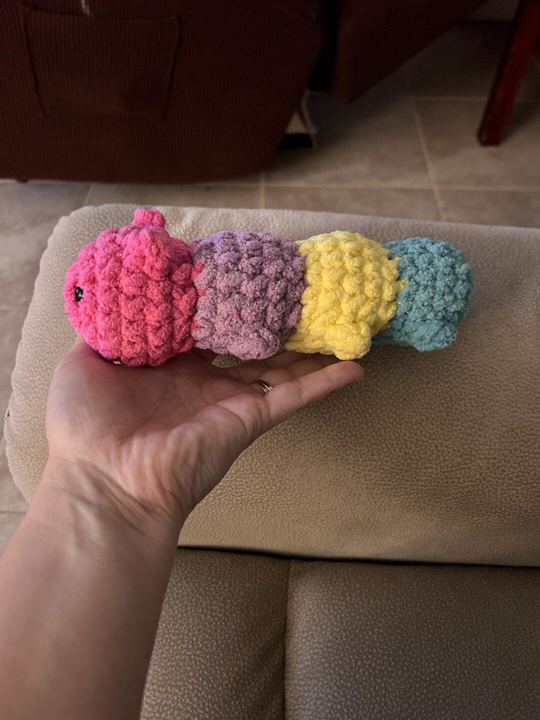 Caterpillar, Crochet Caterpillar, Amigurumi Crochet, Rainbow ...