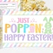 Happy Easter Microwave Popcorn Wrapper, Easter Egg Hunt, School ...