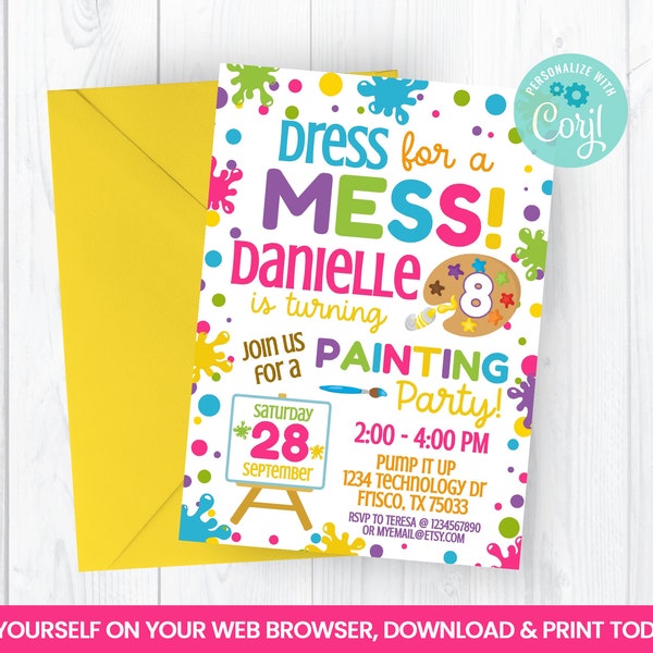 Virtual Party Invitation - Etsy