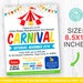 EDITABLE Carnival Fair Event Flyer Template, Charity Non Profit Event ...