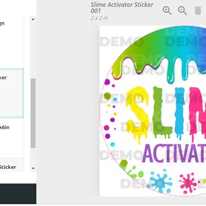 EDITABLE Slime Making Station Set, Slime Birthday Party Theme Self ...