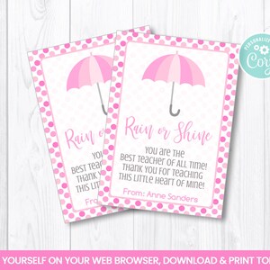 EDITABLE Teacher Appreciation Gift Tag, Boss Worker Staff Corporate ...