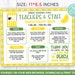EDITABLE Lemonade Teacher & Staff Appreciation Flyer, Lemon Itinerary ...